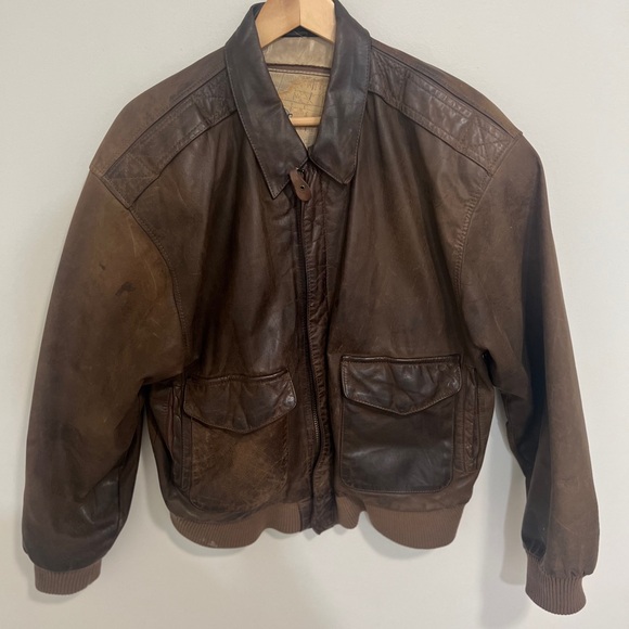 Global Identity | Jackets & Coats | 98s Global Identity Vintage Leather ...